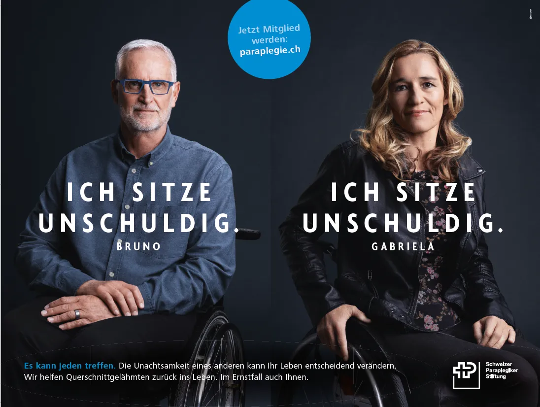 Bildmaterial Werbekampagne Sps Ich Sitze Unschuldig Schweizer